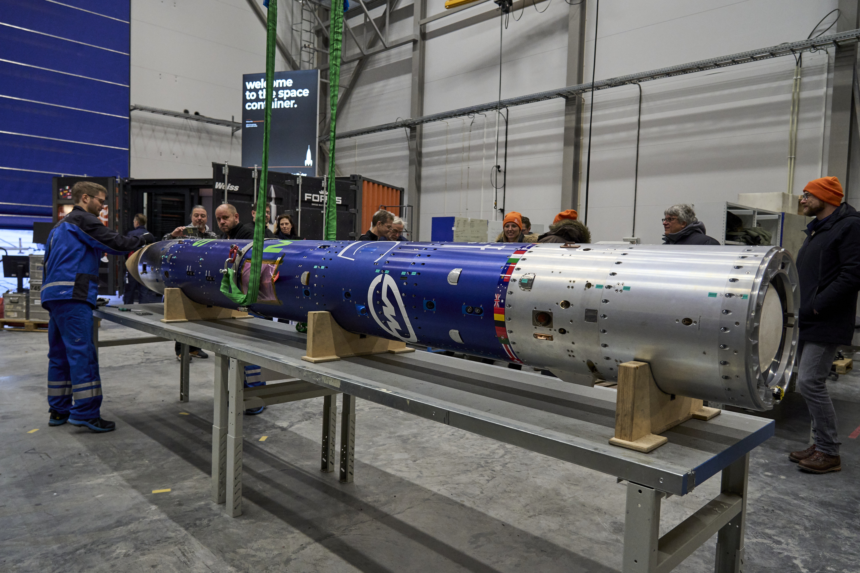 Successful rocket launch with scientific experiments